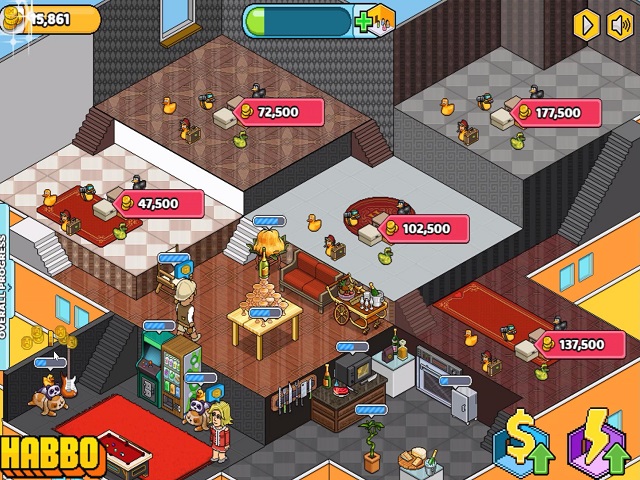 HABBO CLICKER online hra | POMU Hry